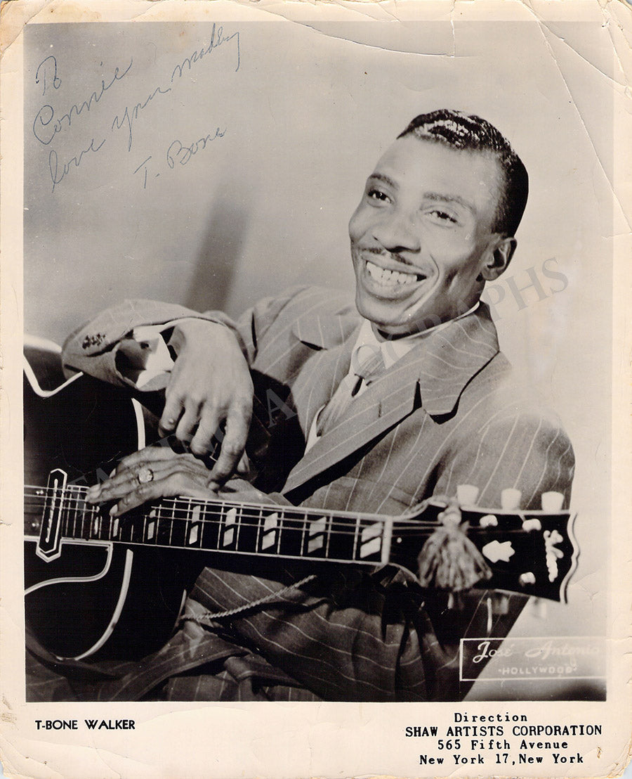 T-Bone Walker AUtograph Photograph – Tamino Autographs