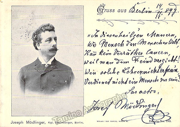 MODLINGER, Josef – Tamino