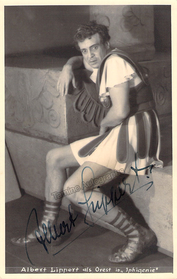 Lippert, Albert - Signed Photograph – Tamino