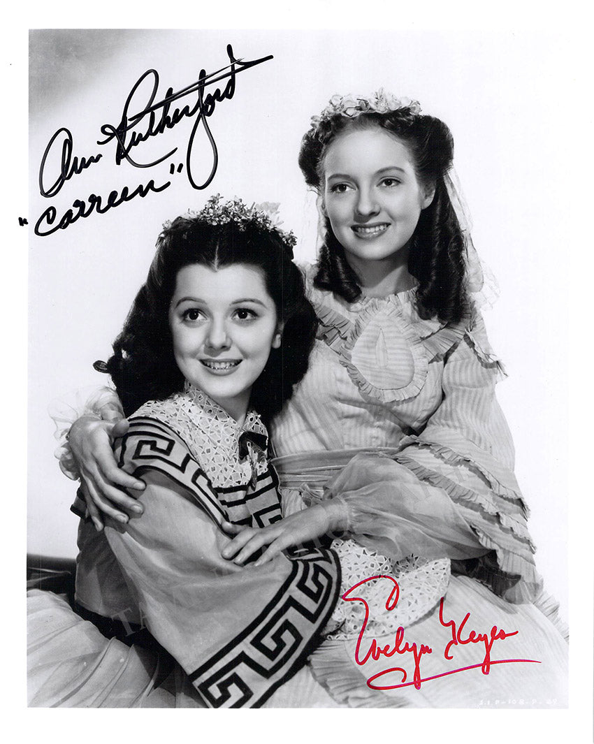 Ann Rutherford Evelyn Keyes Autographs Gone With The Wind – Tamino