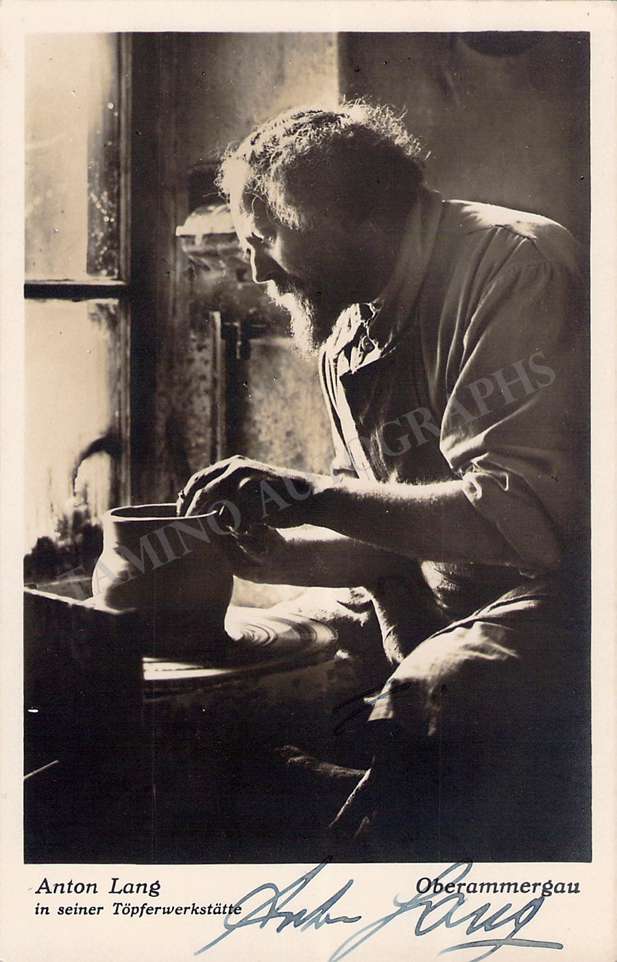 Lang, Anton - Signed Photograph – Tamino