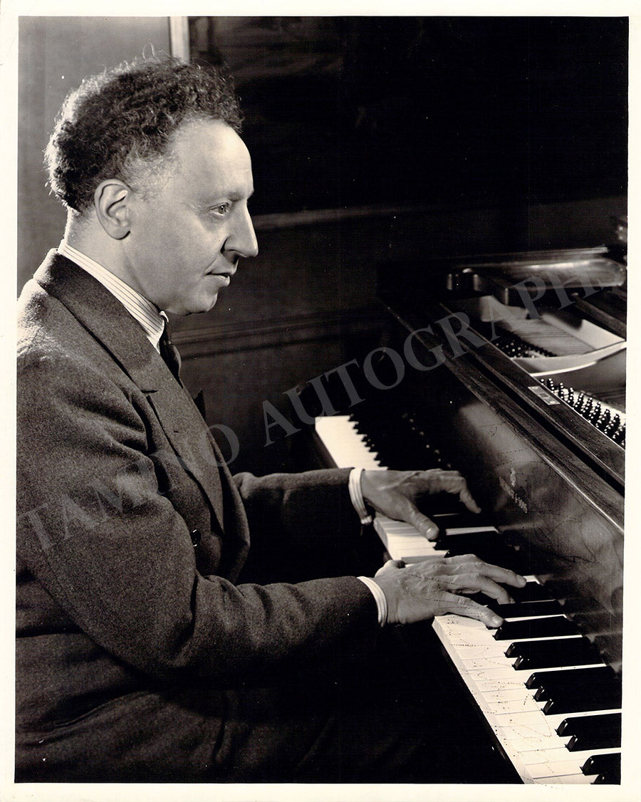 Artur Rubinstein Autograph Photograph 1948 – Tamino