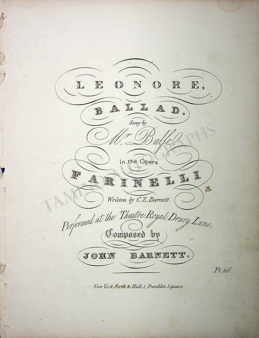 Opera Vintage Collection of Scores from Songs & Arias – Tamino