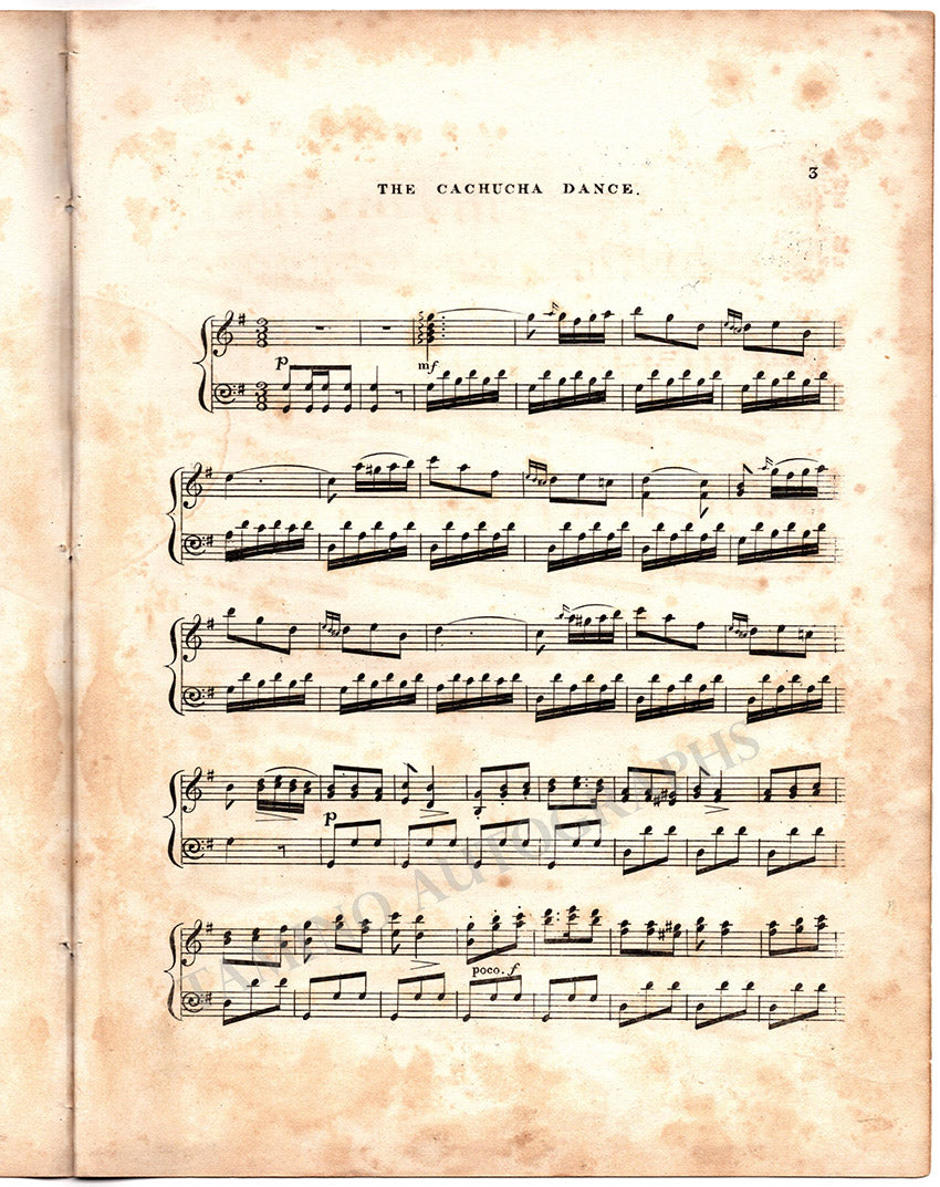 Dance Vintage Scores Collection – Tamino Autographs