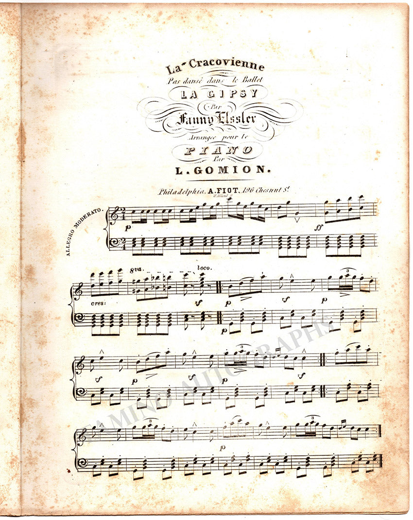 Dance Vintage Scores Collection – Tamino Autographs