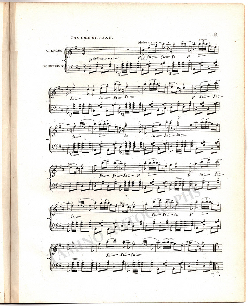 Dance Vintage Scores Collection – Tamino Autographs