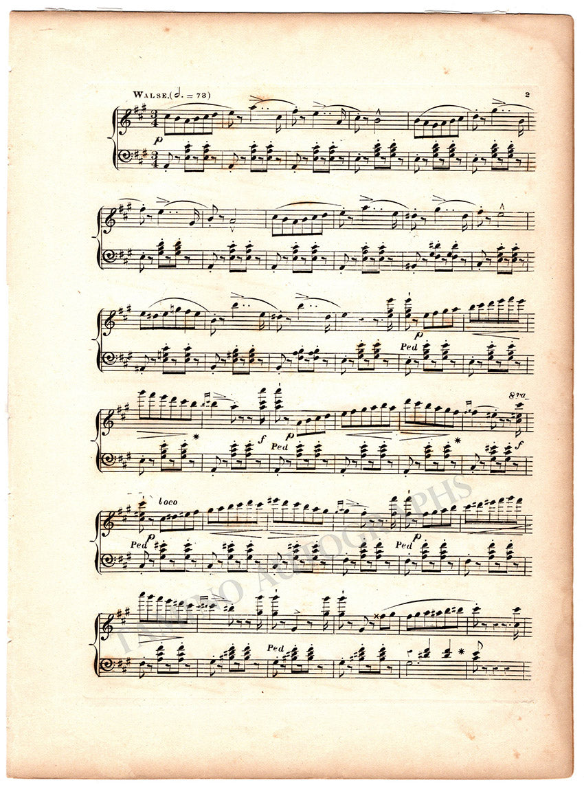 Dance Vintage Scores Collection – Tamino Autographs