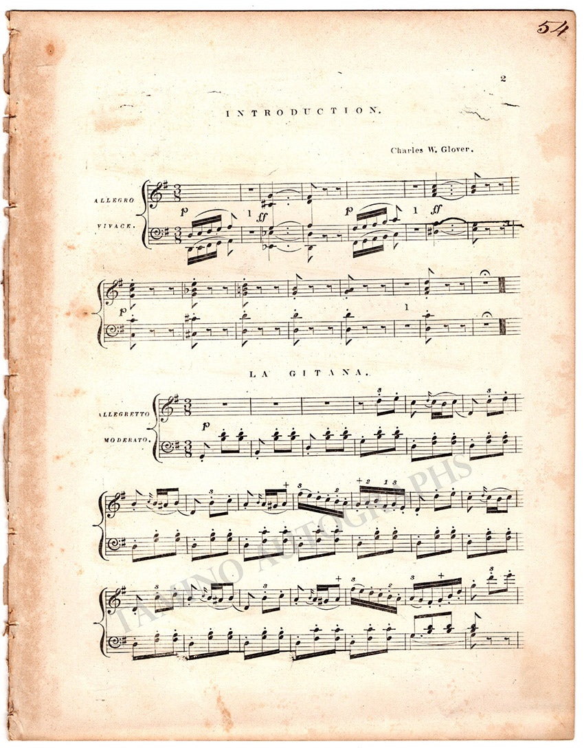 Dance Vintage Scores Collection – Tamino Autographs