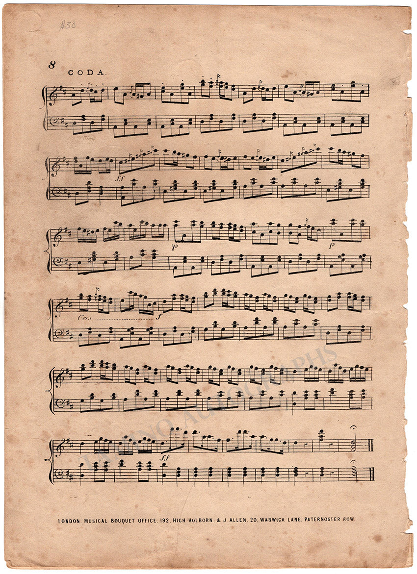 Dance Vintage Scores Collection – Tamino Autographs