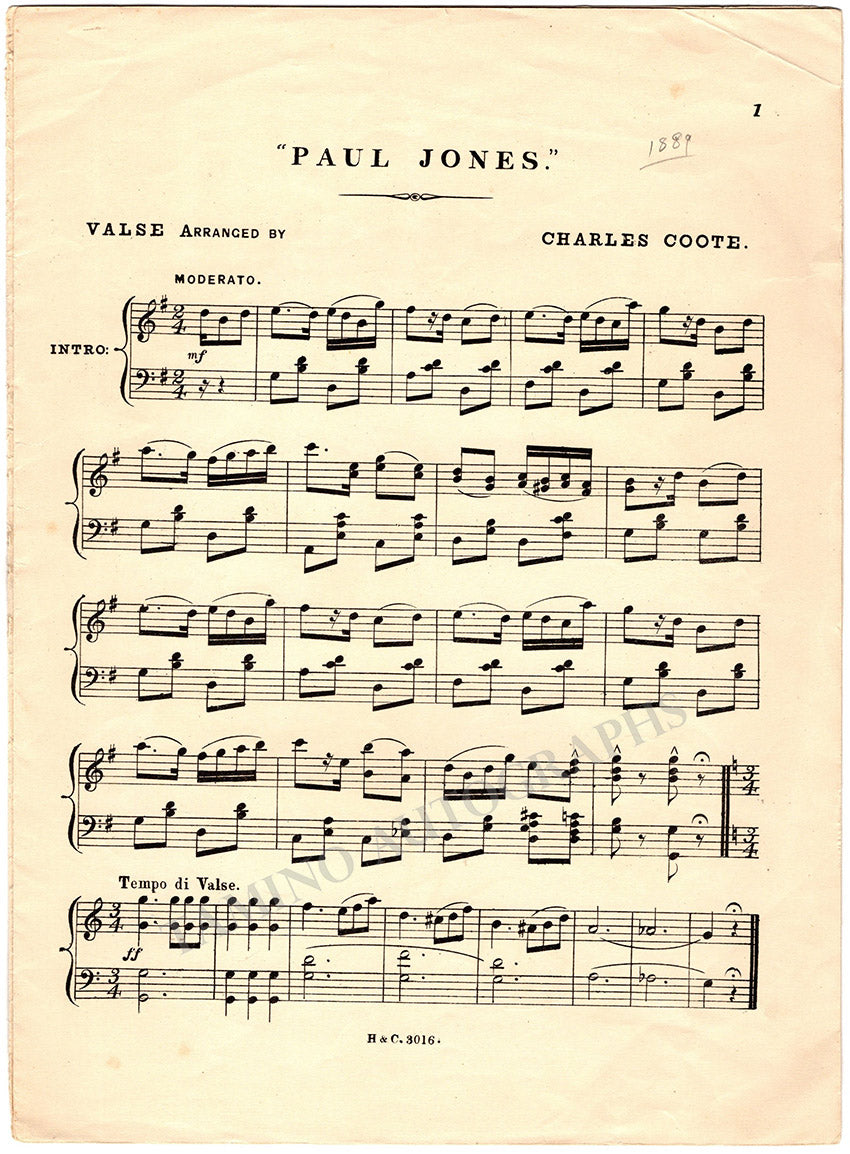 Dance Vintage Scores Collection – Tamino Autographs