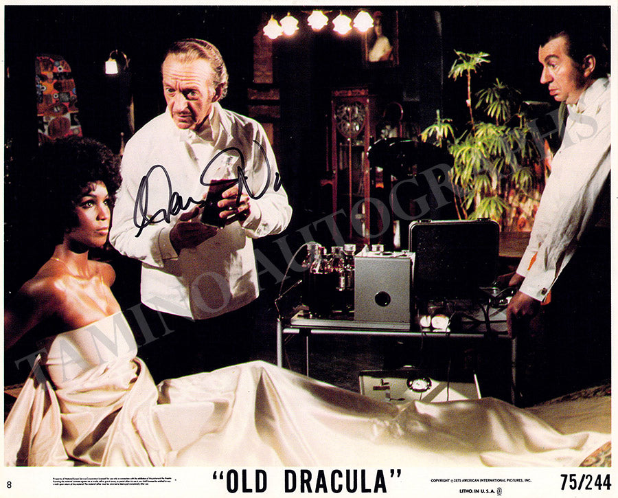 David Niven Autograph Photograph in old Dracula – Tamino