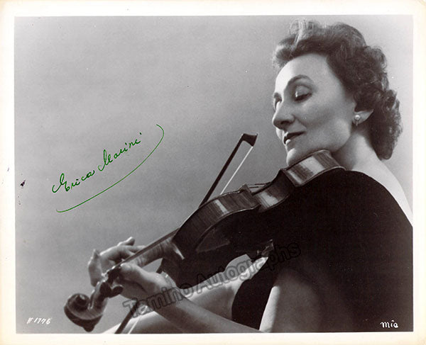 Morini, Erica - Signed Photograph – Tamino Autographs