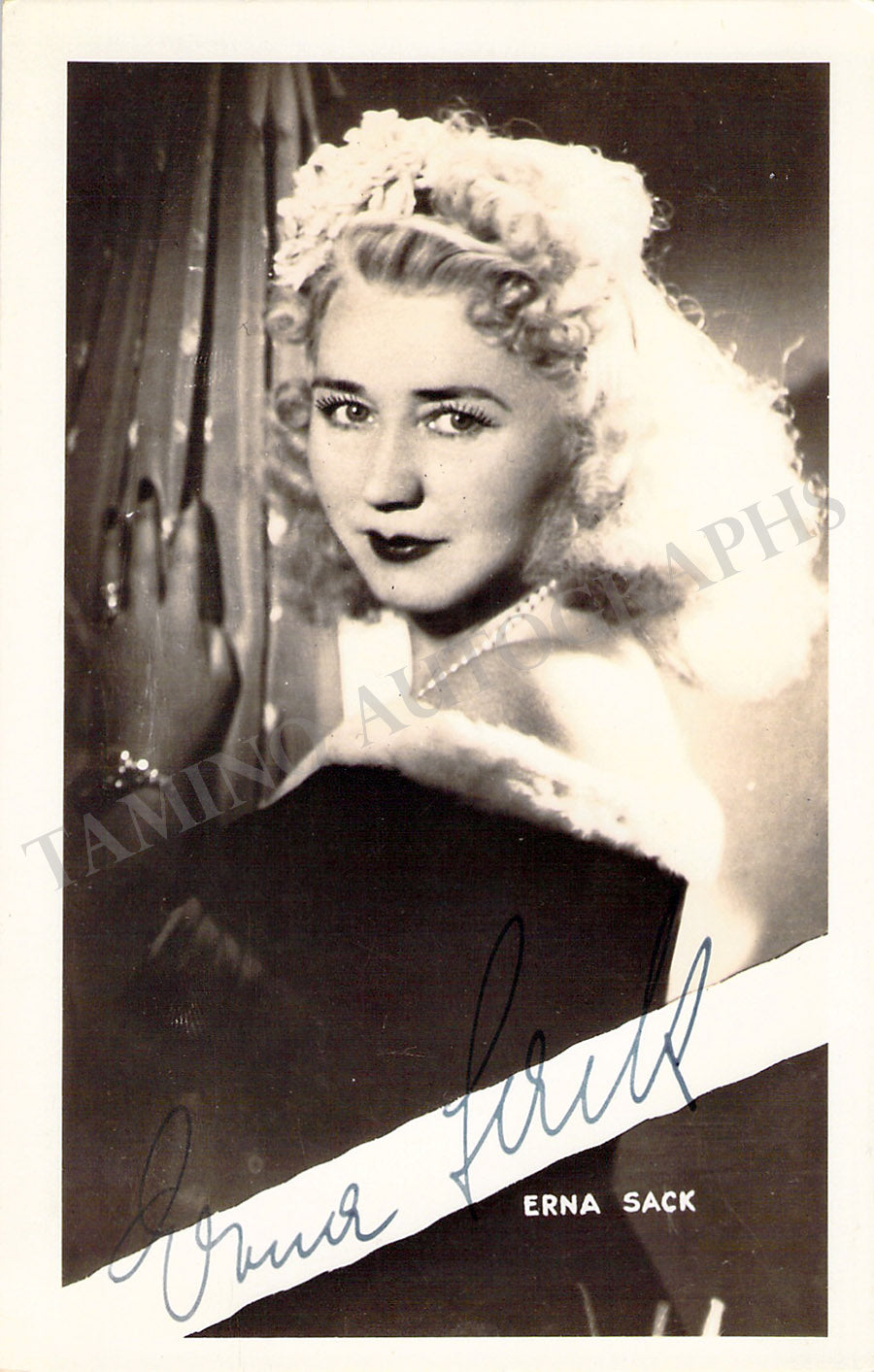 SACK, Erna (Various Autographs) – Tamino Autographs