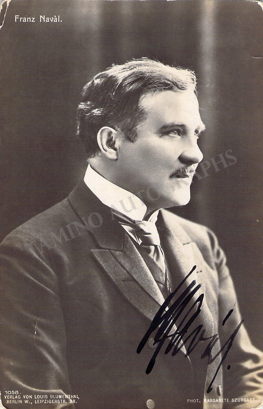 NAVAL, Franz (Various Autographs) – Tamino