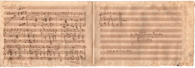 Gioachino Rossini Autograph Manuscripts (Various Options) – Tamino