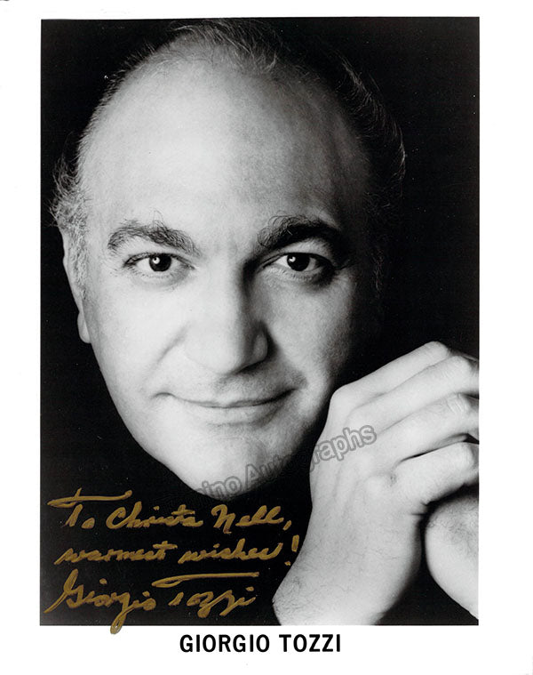 Giorgio Tozzi Autographs – Tamino Autographs