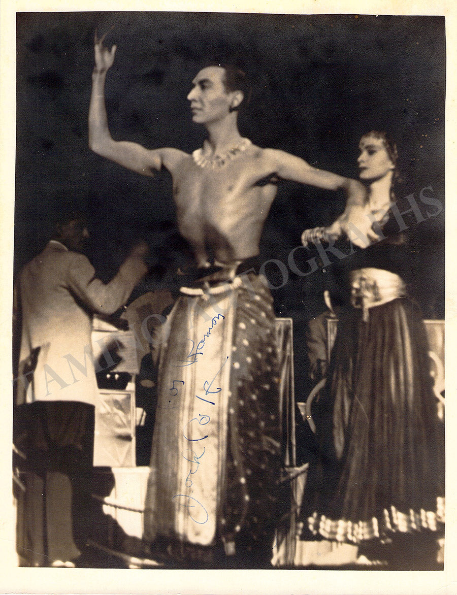 Jack Cole Autograph Photograph – Tamino