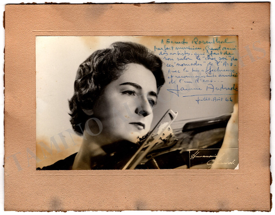 Janine Andrade Autograph Photograph 1964 – Tamino