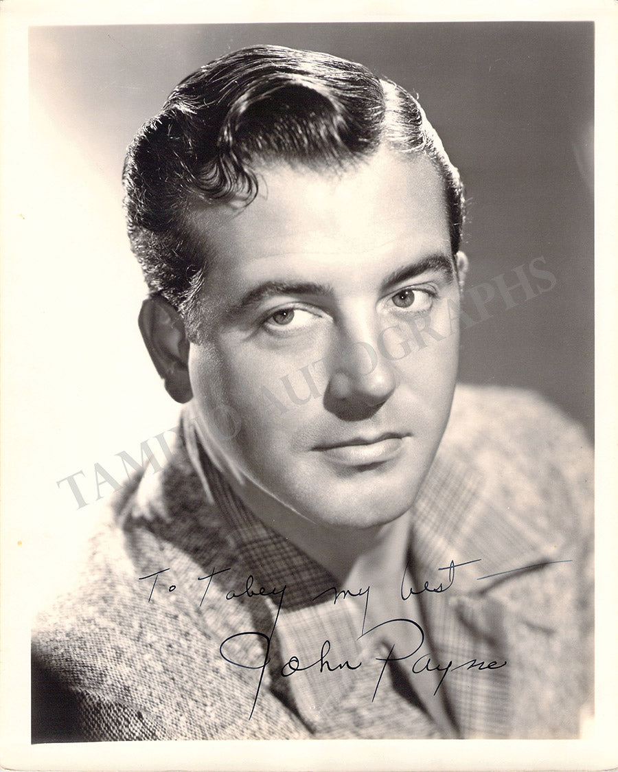 John Payne Autograph Photograph – Tamino