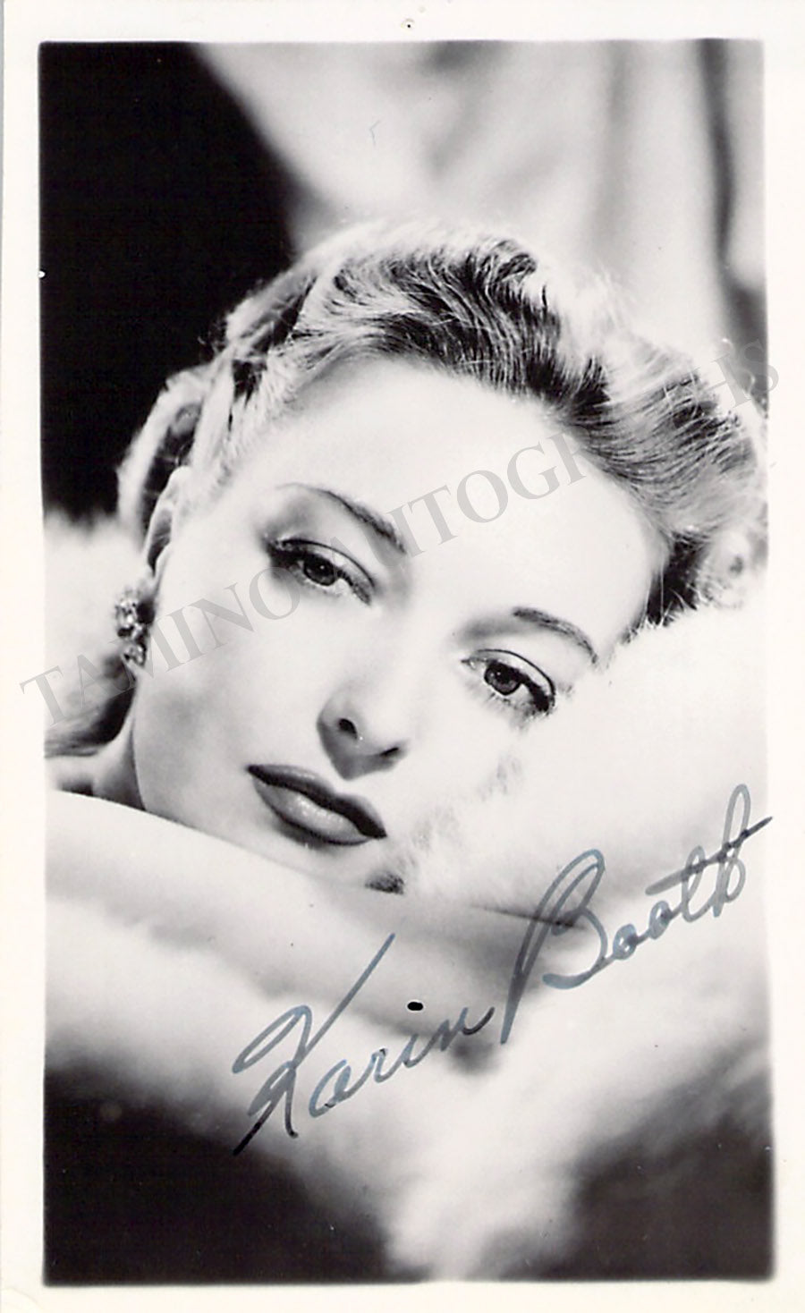 Karin Booth Autographs Set x 2 Photographs – Tamino