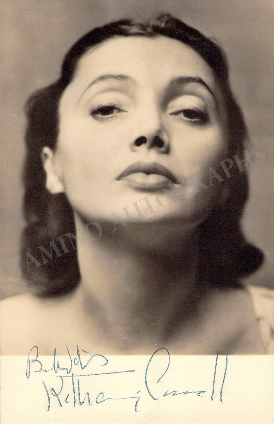 Katharine Cornell Autograph Signed Photo – Tamino