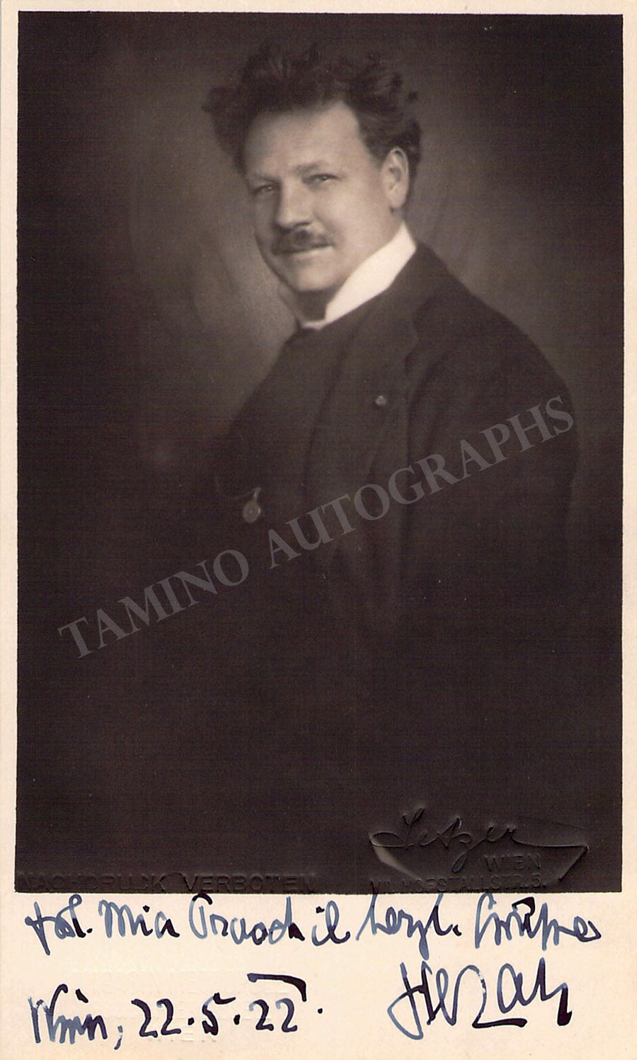 SLEZAK, Leo (Various Autographs) – Tamino