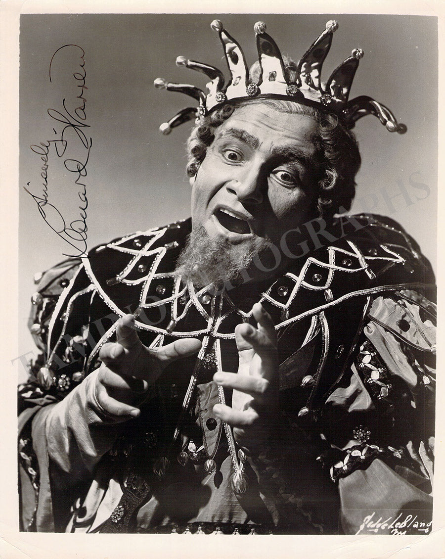 Leonard Warren Autographs – Tamino