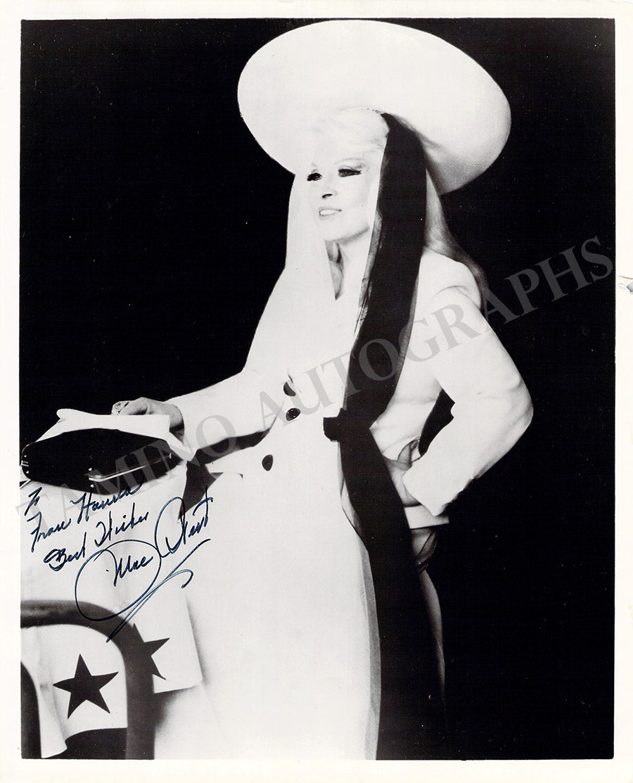 Mae West Autograph Signed Photograph in Myra Breckinridge – Tamino