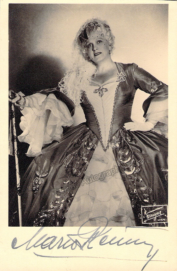 Maria Reining Autographs – Tamino