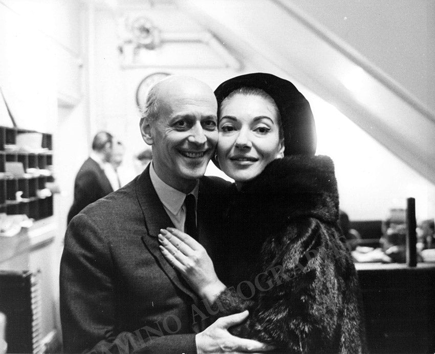 With Rudolf Bing