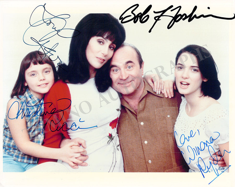 Mermaids film Cher Ricci Ryder Hoskin Autographs – Tamino