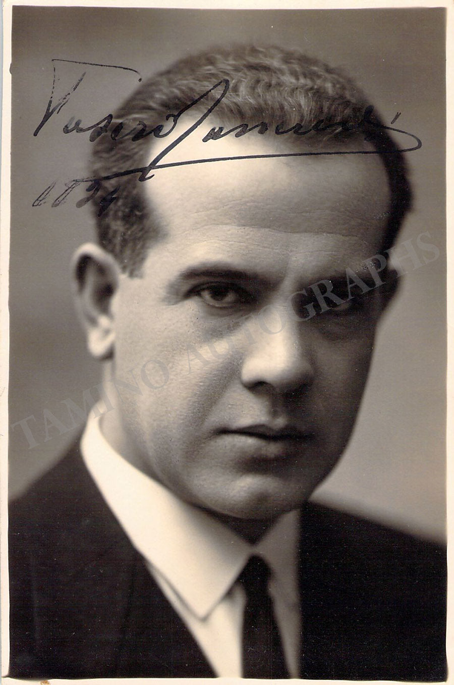 Tancredi Pasero Autograph Photograph 1934 – Tamino