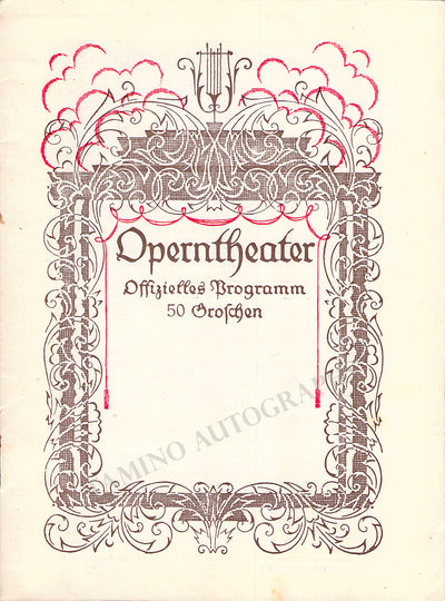 Richard Strauss Concert Programs & Playbills Various – Tamino