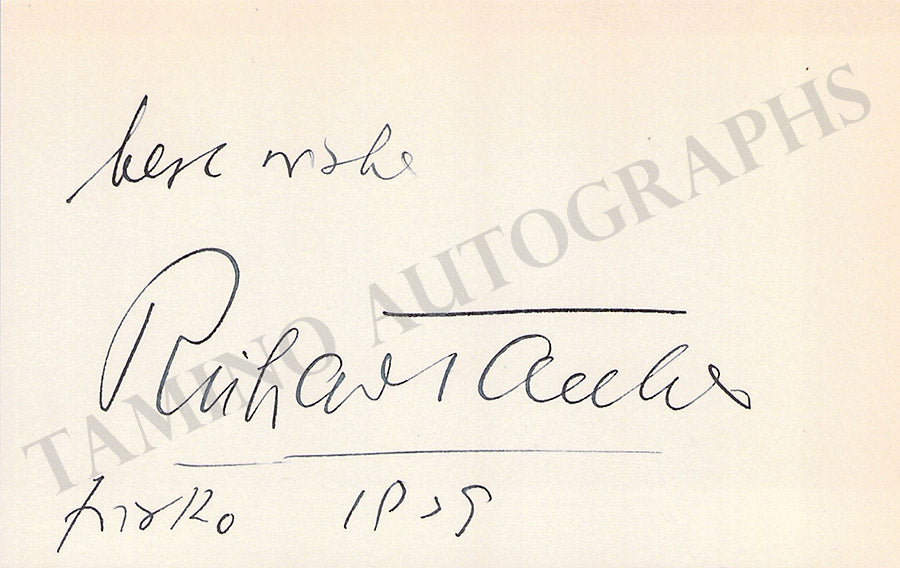 Tauber, Richard - Signed Card 1935