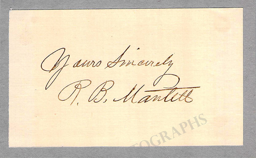 Robert B. Mantell Autograph Signed Card – Tamino