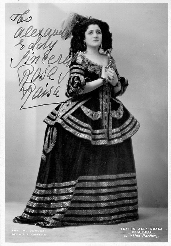 Raisa, Rosa - Various Autographs – Tamino