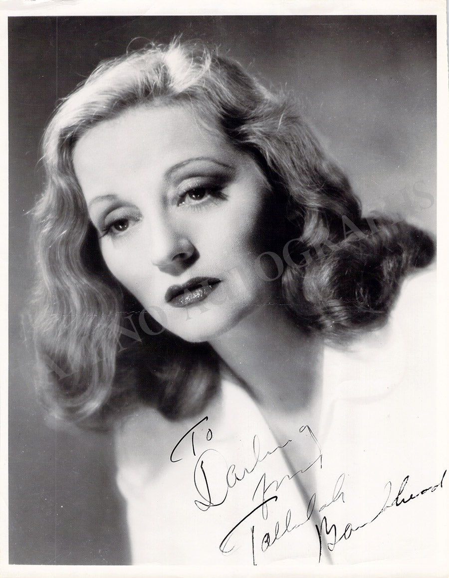Tallulah Bankhead Autograph Signed Photograph – Tamino