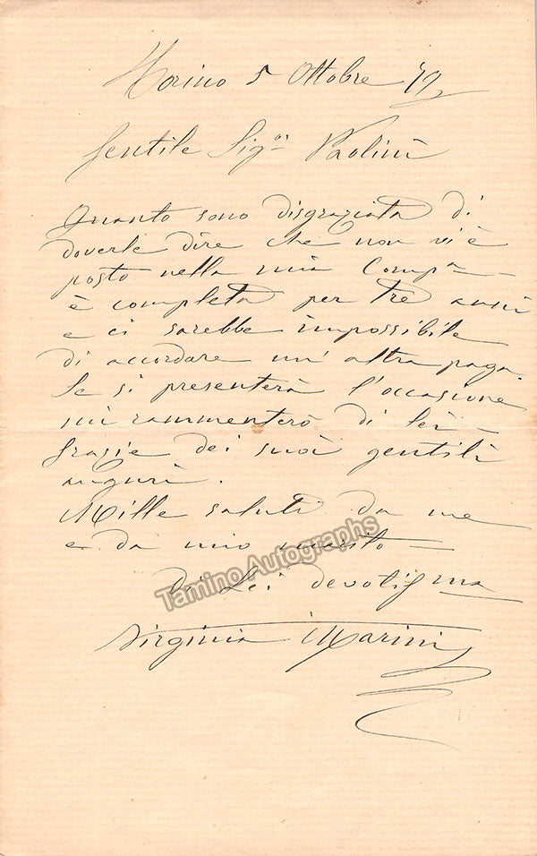 Vintage Actors & Actresses - Set of 7 Autograph Letters Signed – Tamino