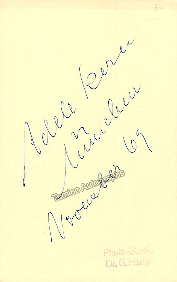 Adele Kern Autographs – Tamino Autographs