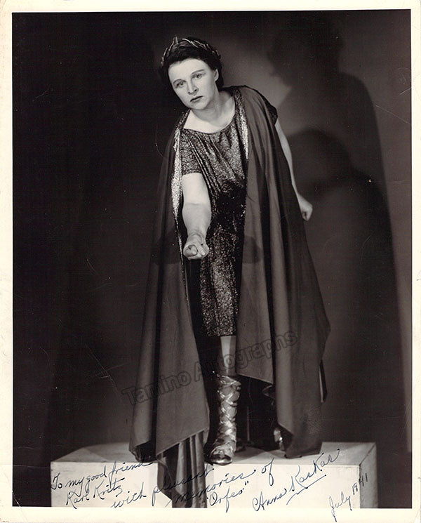 KASKAS, Anna (Various Autographs)