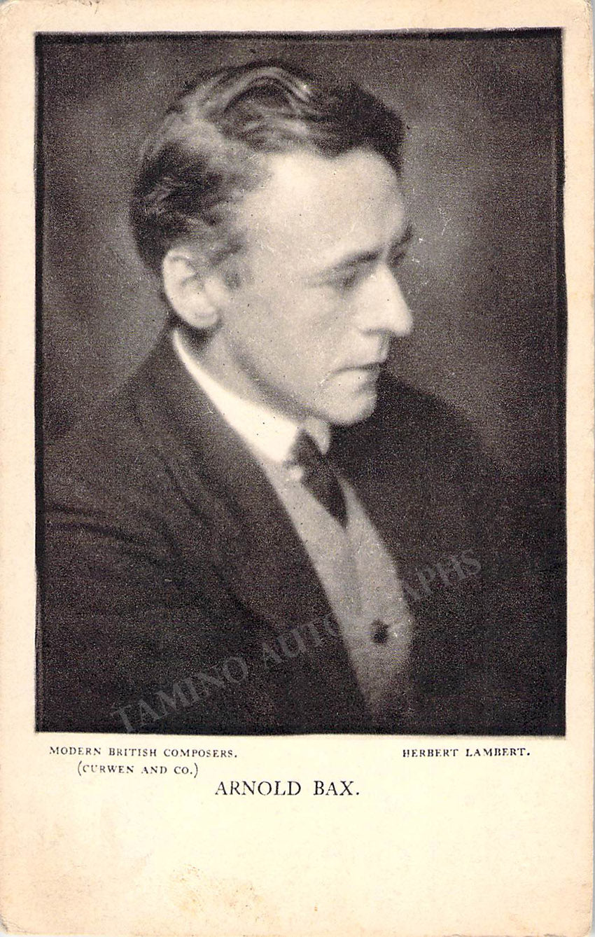 Composers Photo postcards Unsigned Letters A - D – Tamino