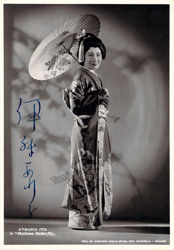 ITO, Atsuko (Various Autographs) – Tamino Autographs