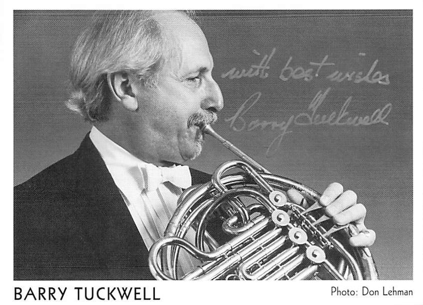 Tuckwell, Barry - Signed Photo Playing