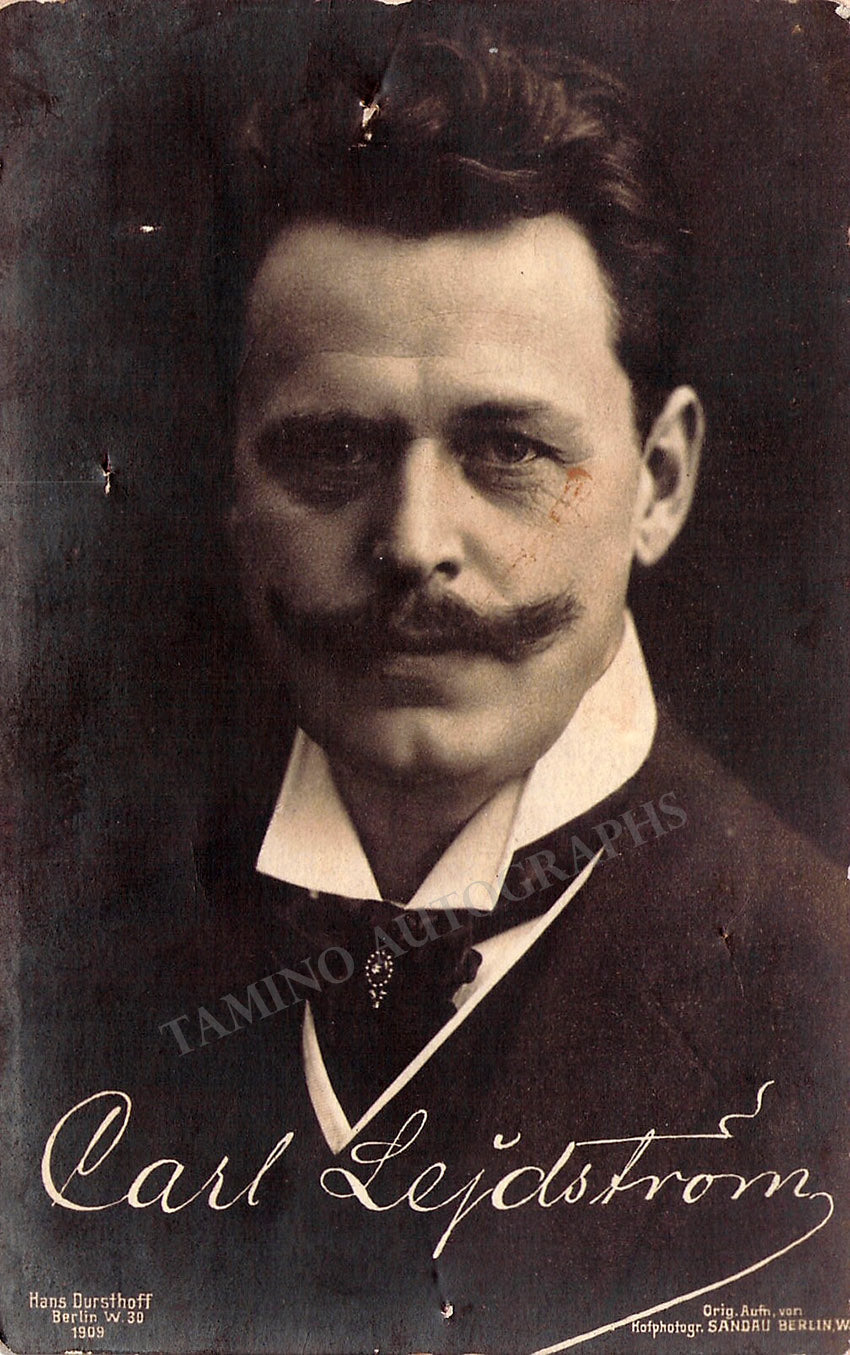 Carl Lejdstrom Autograph Signed Photograph – Tamino