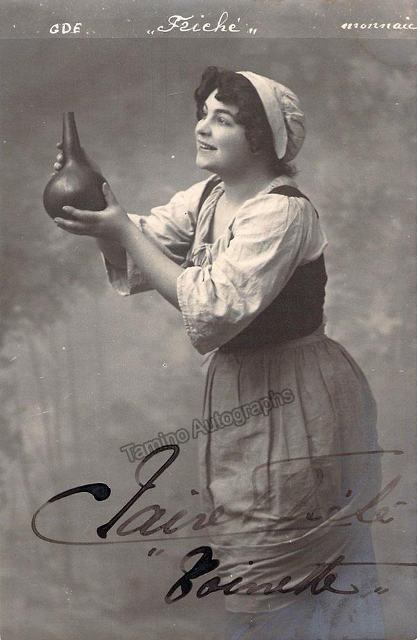 FRICHE, Claire (Various Autographs) – Tamino Autographs