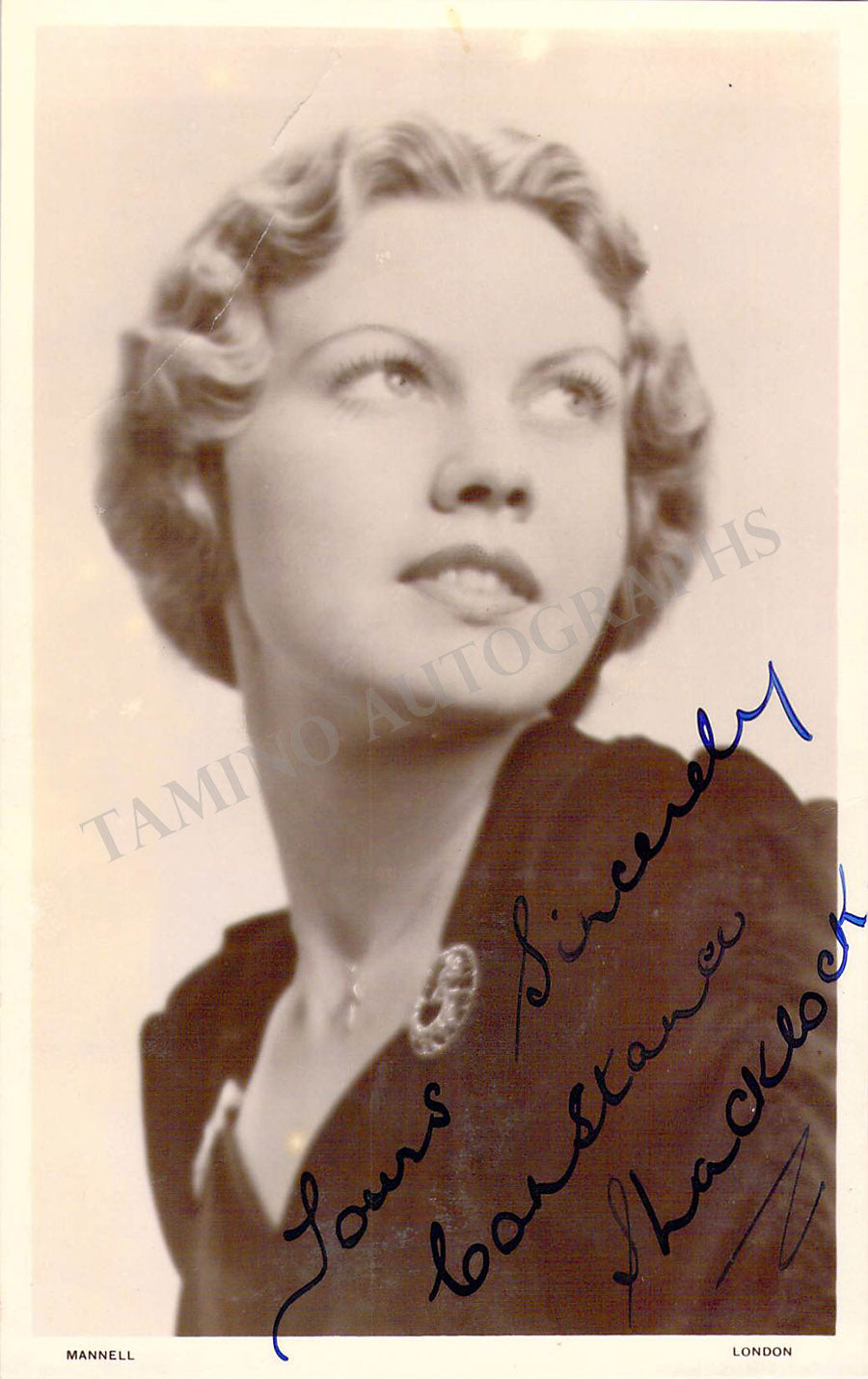 SHACKLOCK, Constance (Various Autographs) – Tamino Autographs