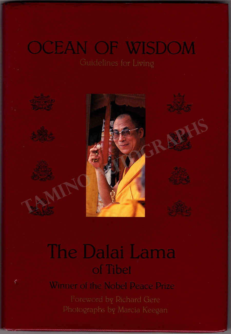 Lama, Dalai - Signed Book "Ocean of Wisdom" – Tamino Autographs