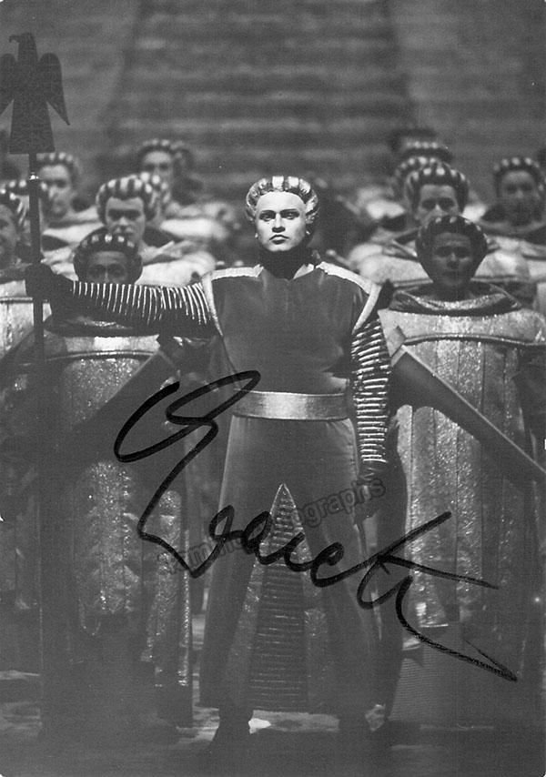 Eberhard Wachter Autographs – Tamino Autographs