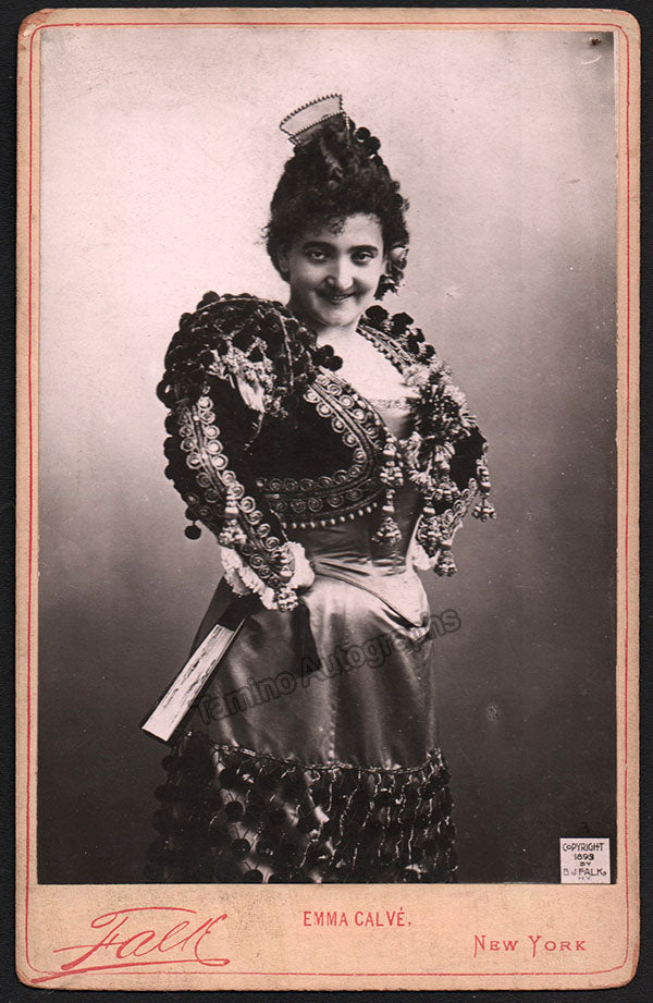 Calve, Emma - Various Unsigned Cabinet Photos – Tamino