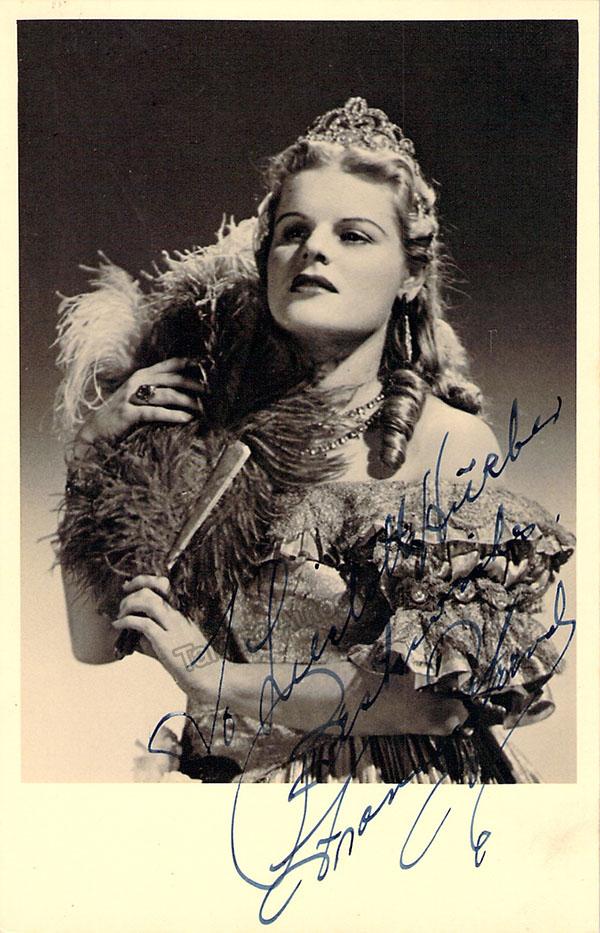 Frances Yeend Autographs – Tamino